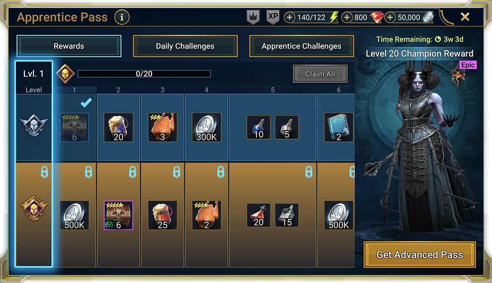 Guide: Apprentice Pass – RAID: Shadow Legends