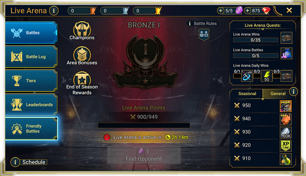 Guide: Live Arena – RAID: Shadow Legends